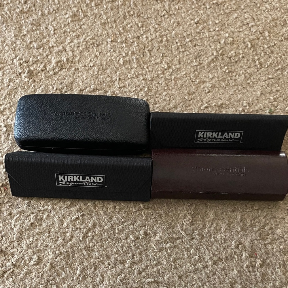 Kirkland Signature Black And Brown Glasses Cases - Gem